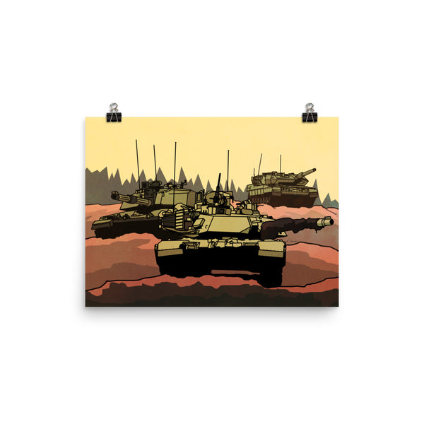 NATO Tanks Print – Call For Fire