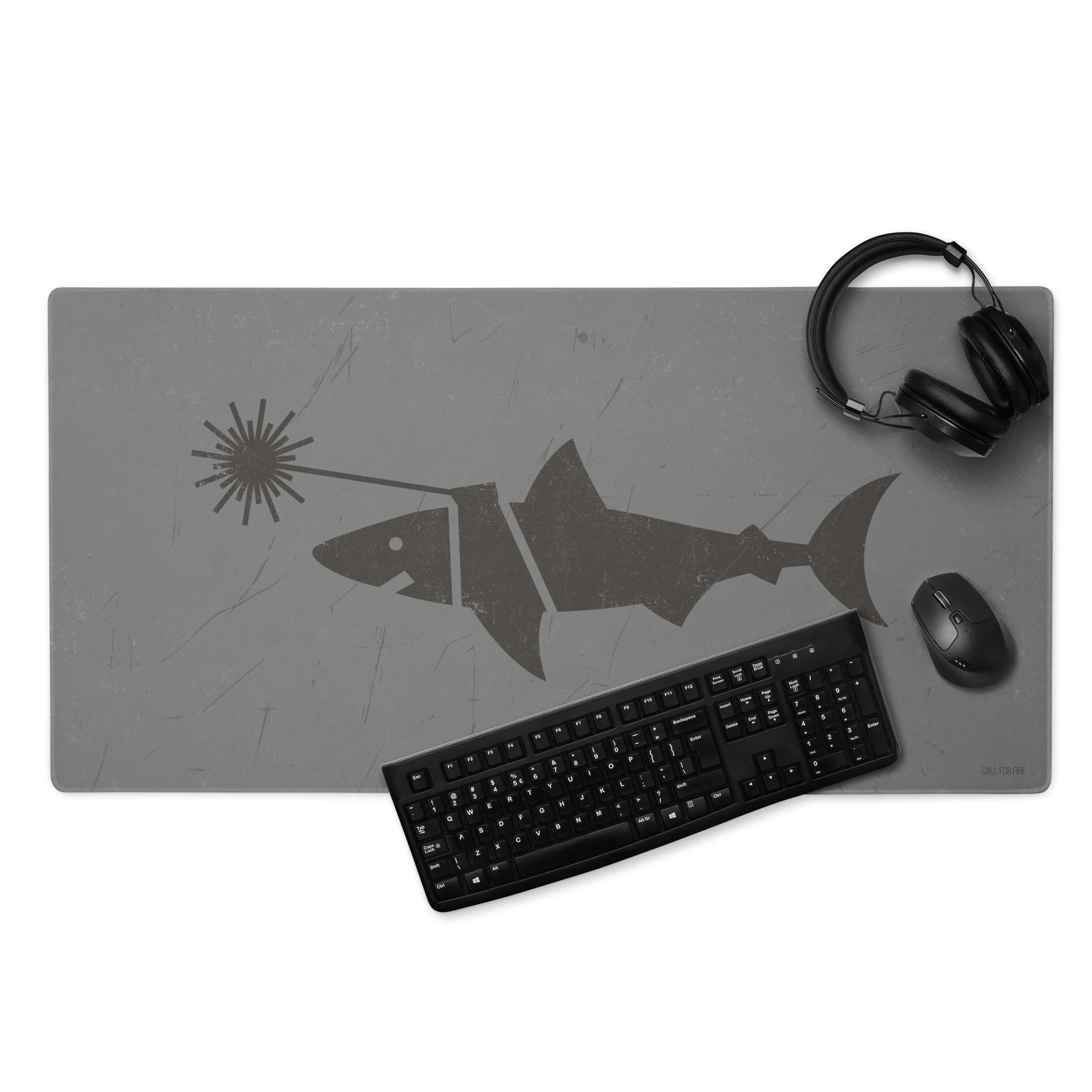 Laser Shark Gaming Mouse Pad – Call For Fire