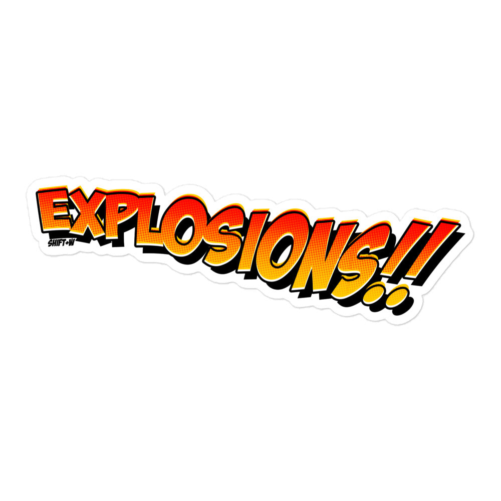 Explosions! Sticker – Call For Fire