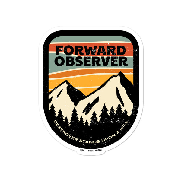 Forward Observer Sticker – Call For Fire
