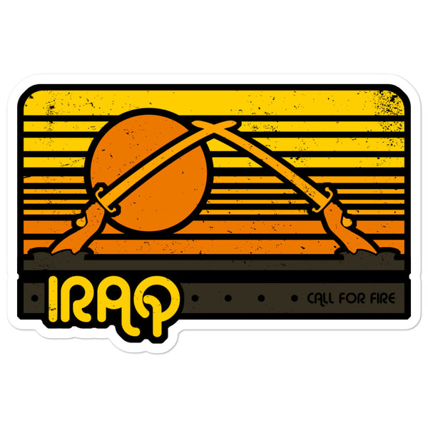 Iraq Tourist Sticker – Call For Fire