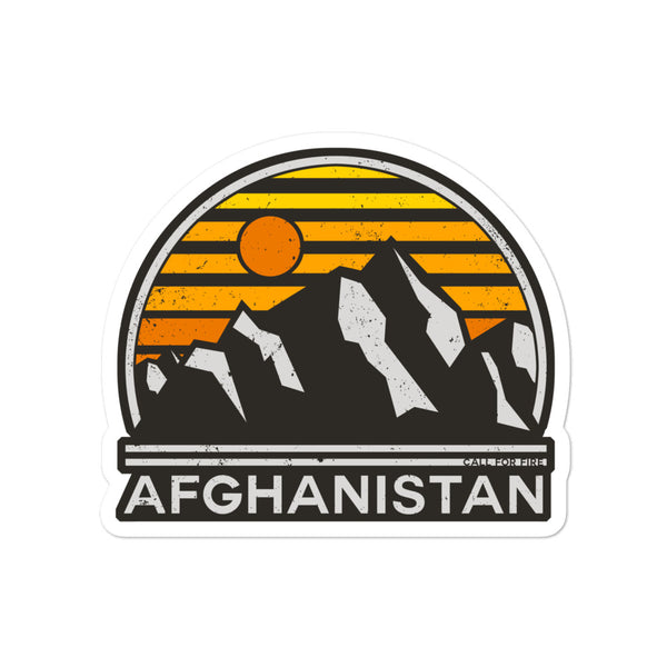 Afghanistan Tourist Sticker – Call For Fire